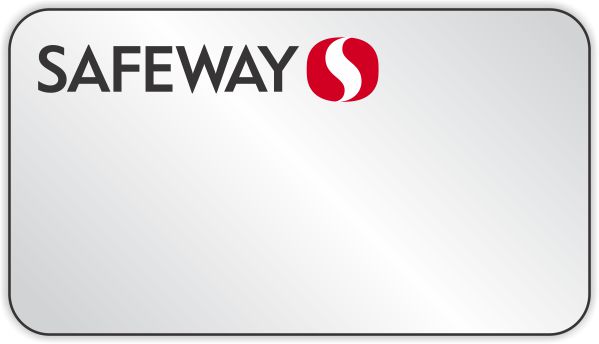 Safeway Silver Logo Only Badge (classic style) - $1.10 | NiceBadge™