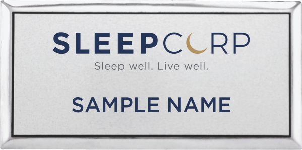 Protect-A-Bed (SLEEP CORP) Small Name Executive Silver badge - $15.83 ...
