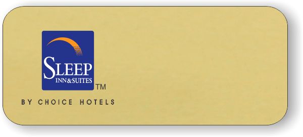 Sleep Inn & Suites Gold Logo Only Badge (New Logo) - $7.21 | NiceBadge™