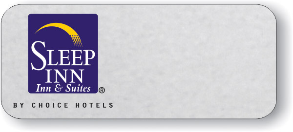 Sleep Inn & Suites Logo Only Silver Badge - $7.21 | NiceBadge™