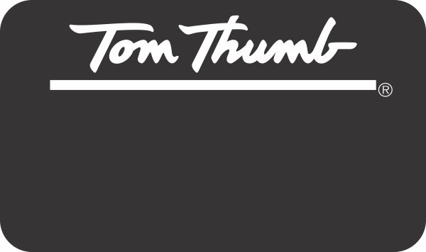 Tom Thumb Classic Style Black Logo Only Badges (Pack of 25) - $34.50 ...