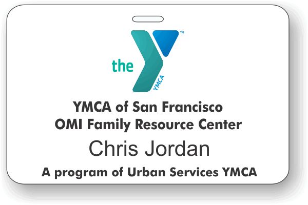 YMCA of San Francisco - OMI Family Resource Center ID Badge - $8.84 ...