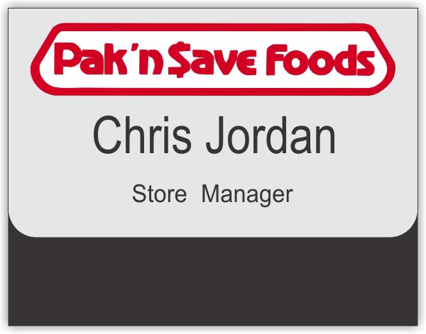 Pak 'n Save Foods Silver Pocket Badge - $2.26 | NiceBadge™