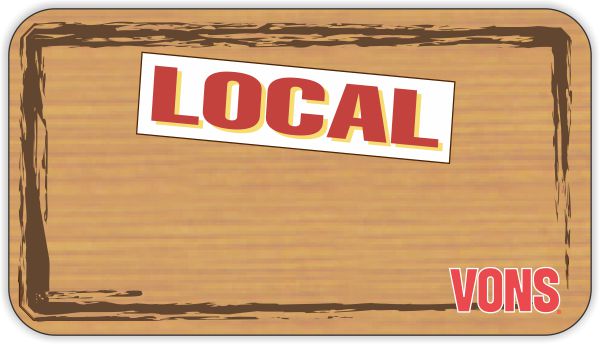 VL3 Vons Logo Only Badge (Classic Style) - $1.38 | NiceBadge™